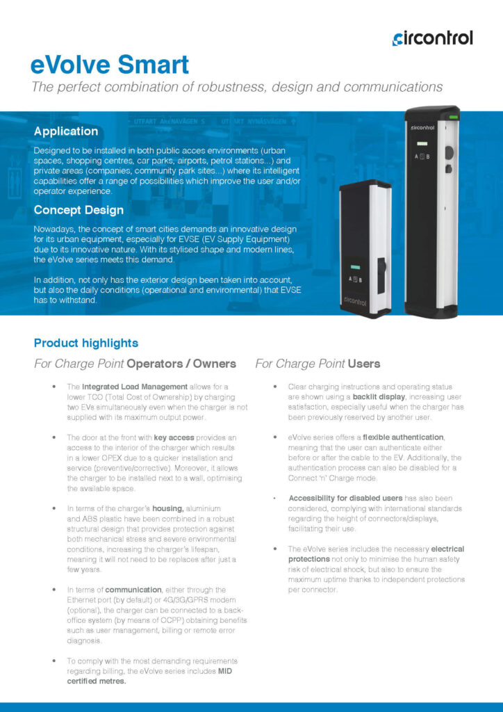 Wallbox eVolve Smart - AOS - EV Charger